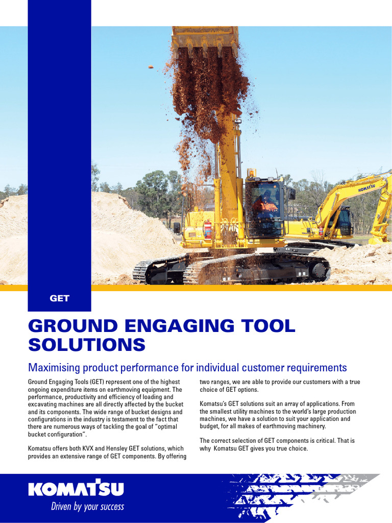 Komatsu GET Ground Engaging-Tool-Solutions-Komatsu | PDF