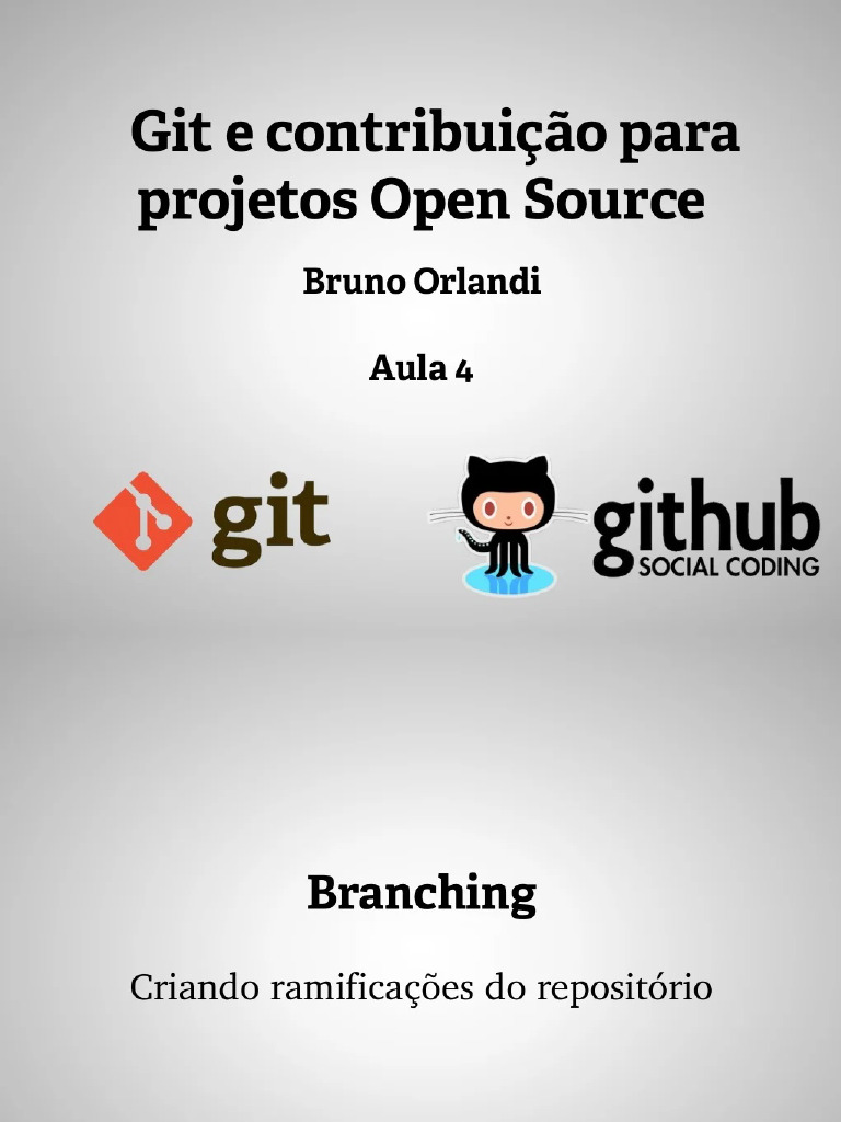 Aula 4 - Curso Git e Github - Webschool | PDF