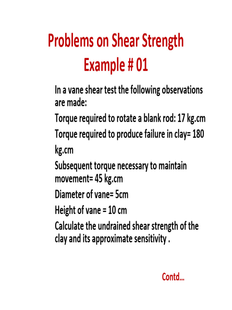 Shear Strength Analysis in Soil Testing | PDF | Stress (Mechanics ...