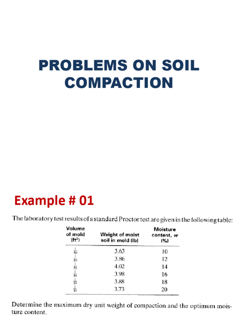 Soil Compaction Problems and Solutions | PDF | Density | Natural Materials