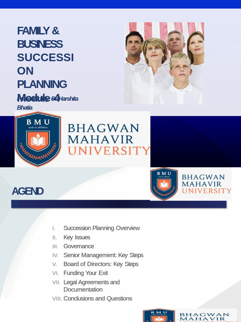 Family Business Succession Planning Guide | PDF | Stocks | Governance