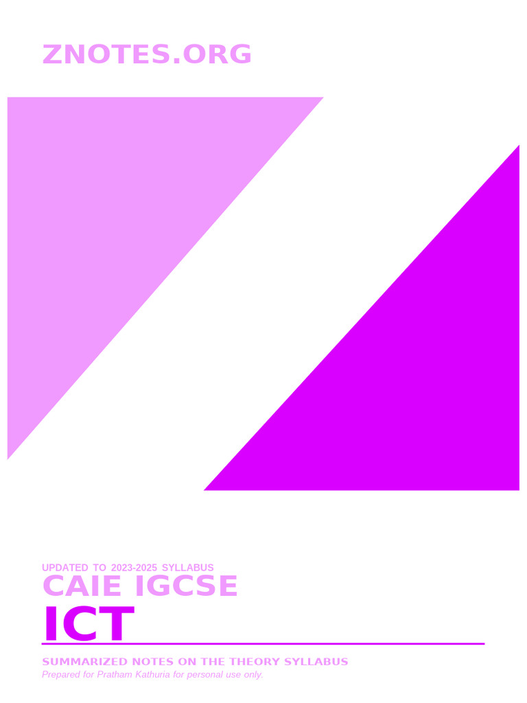 ICT Theory (1) | PDF | Computer Data Storage | Read Only Memory