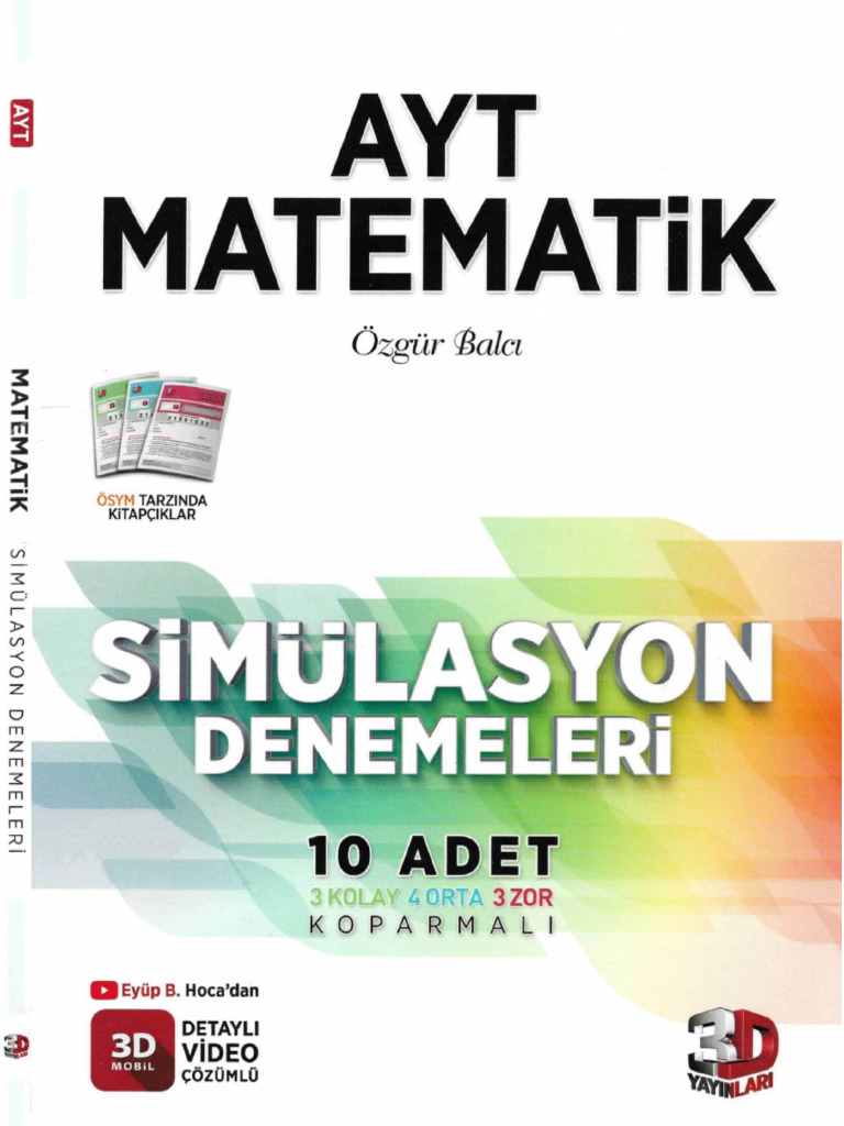 3D - AYT Matematik 10lu Denemeleri 2022_250407_214049 | PDF