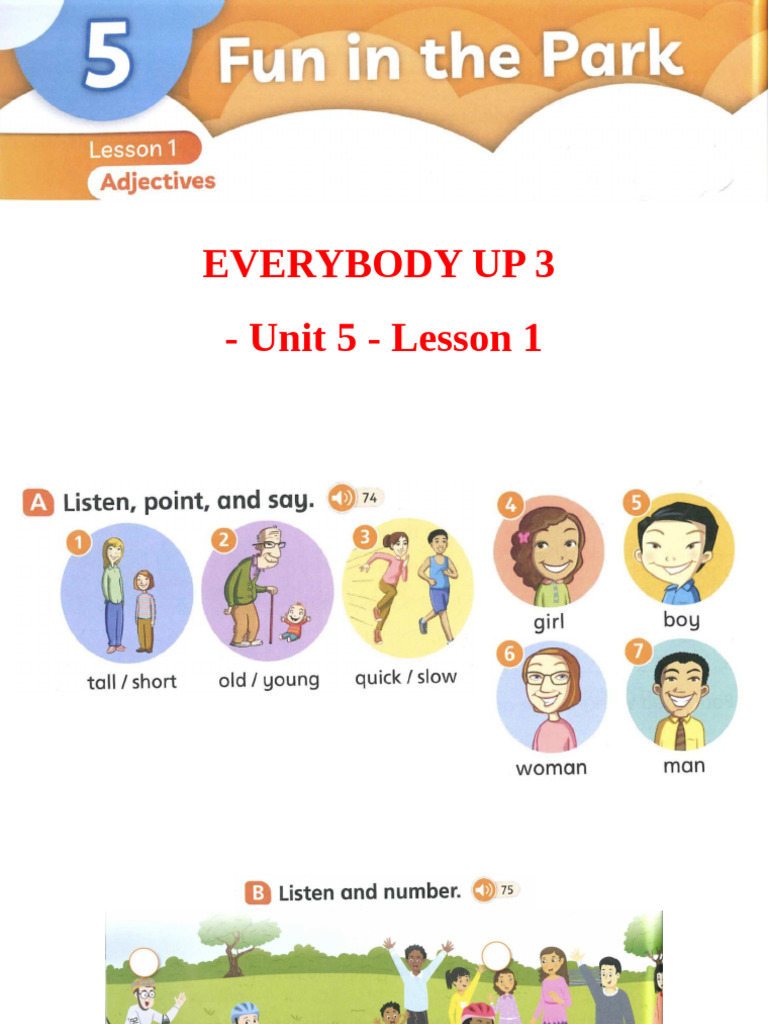 Everybody Up 3 - Unit 5 | PDF