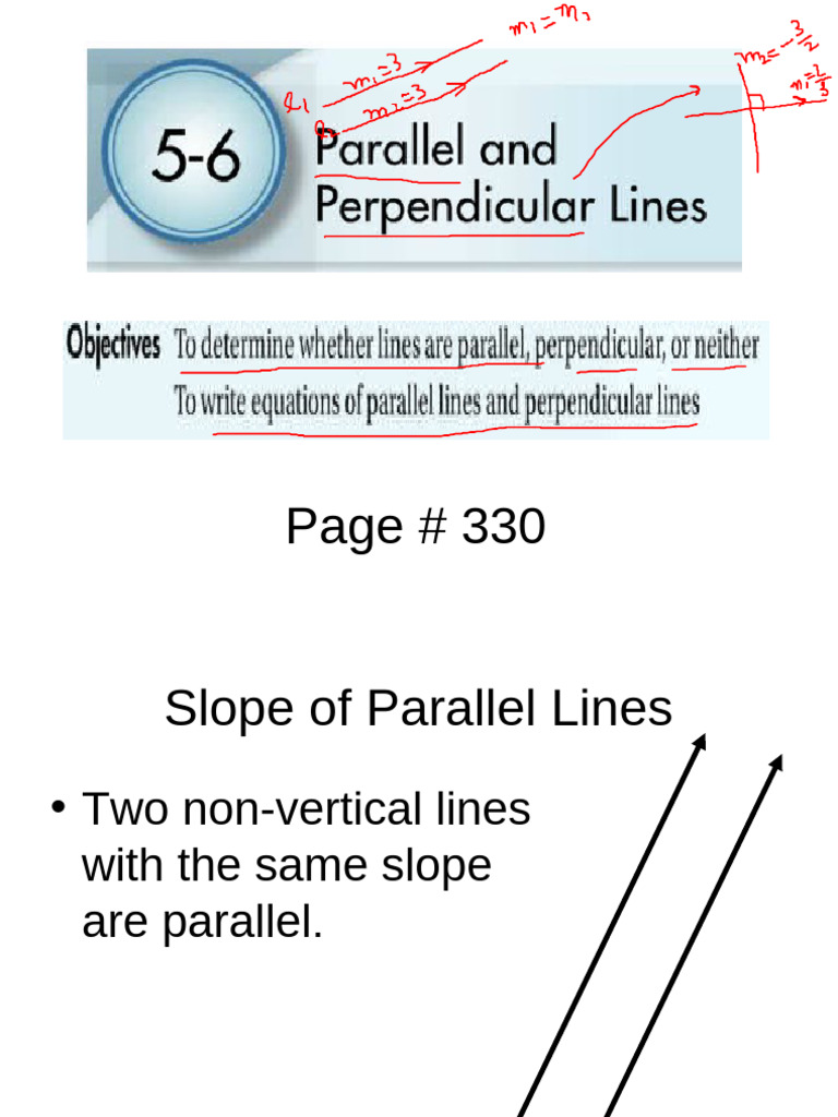 Lesson 5-6 - 1634192364 | PDF | Slope | Mathematical Objects