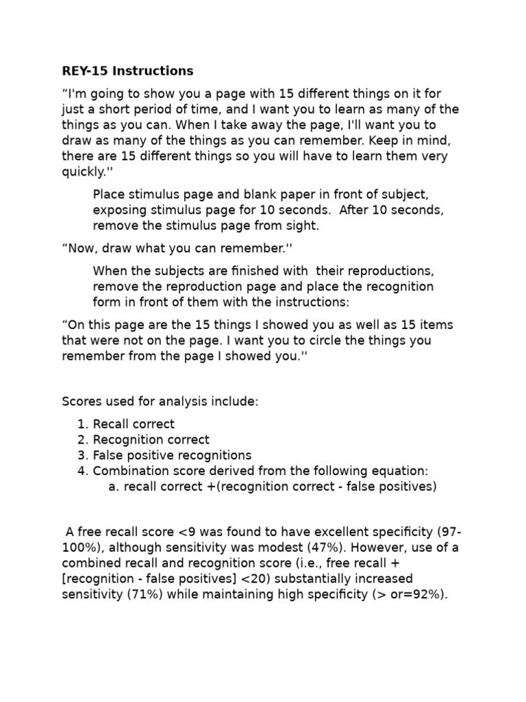 REY 15 Instructions | PDF
