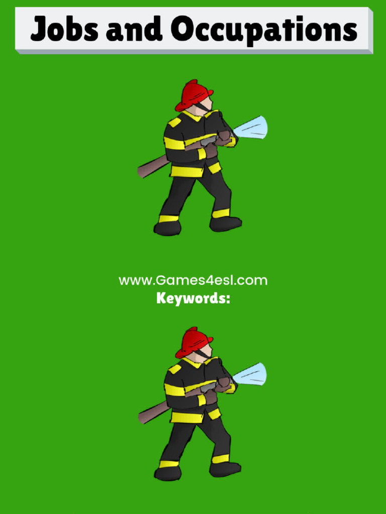 Jobs-and-Occupations-ESL-PowerPoint-Presentation | PDF