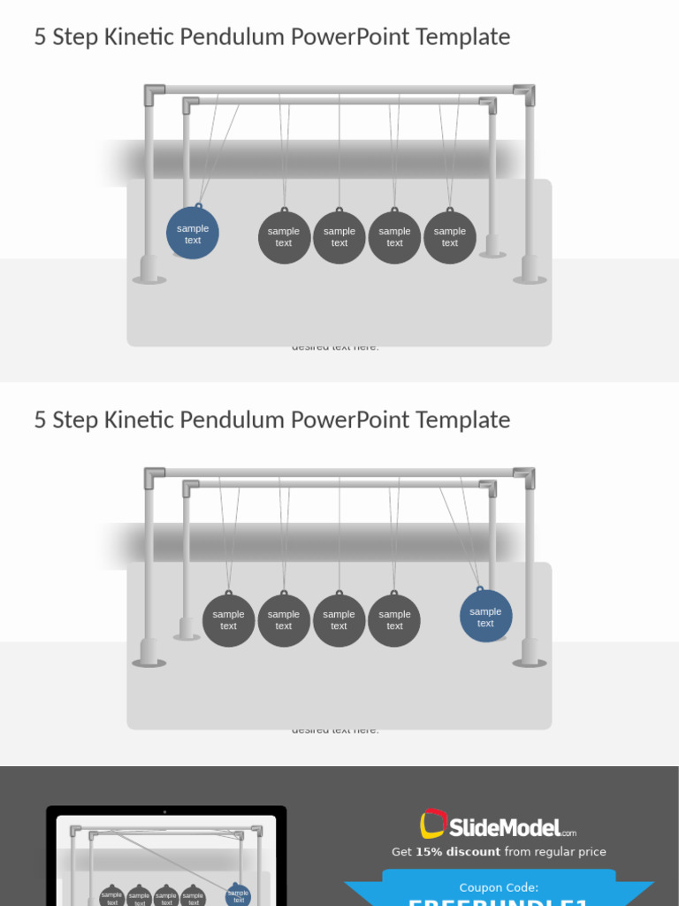 FF0116 01 Free Kinetic Pendulum Powerpoint Template 16x9 | PDF
