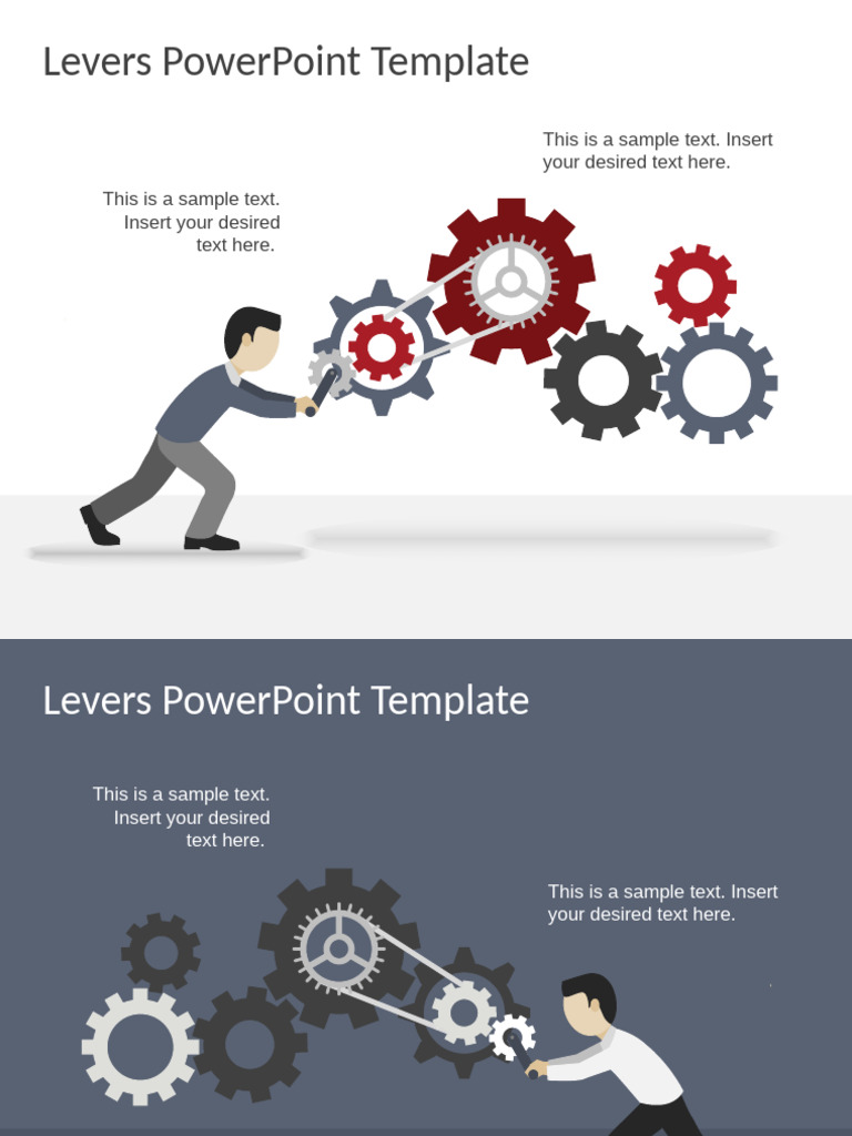 FF0119 01 Free Levers Powerpoint Template 4x3 | PDF