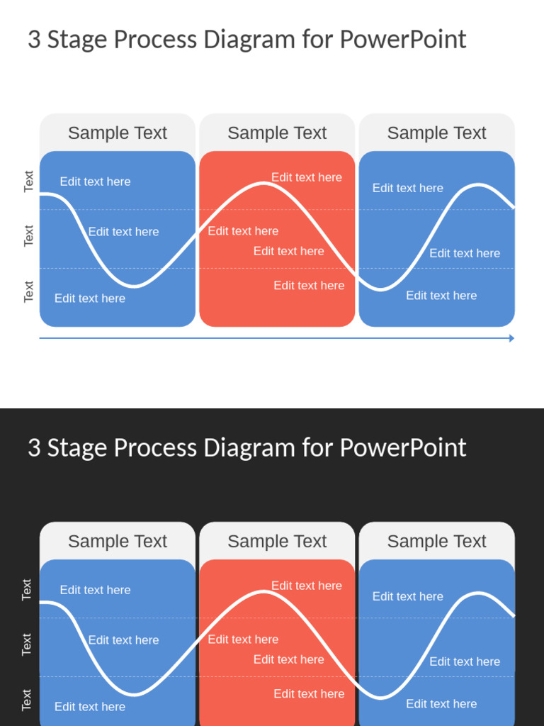 FF0118 01 Free Simple 3 Stage Process Diagram Powerpoint 4x3 | PDF