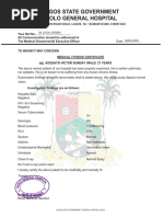 Individual PFT Clearance Card | PDF | Medicine | Clinical Medicine