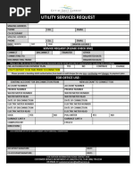 Termination of Utilities Supply Form | PDF | Cheque | Banks