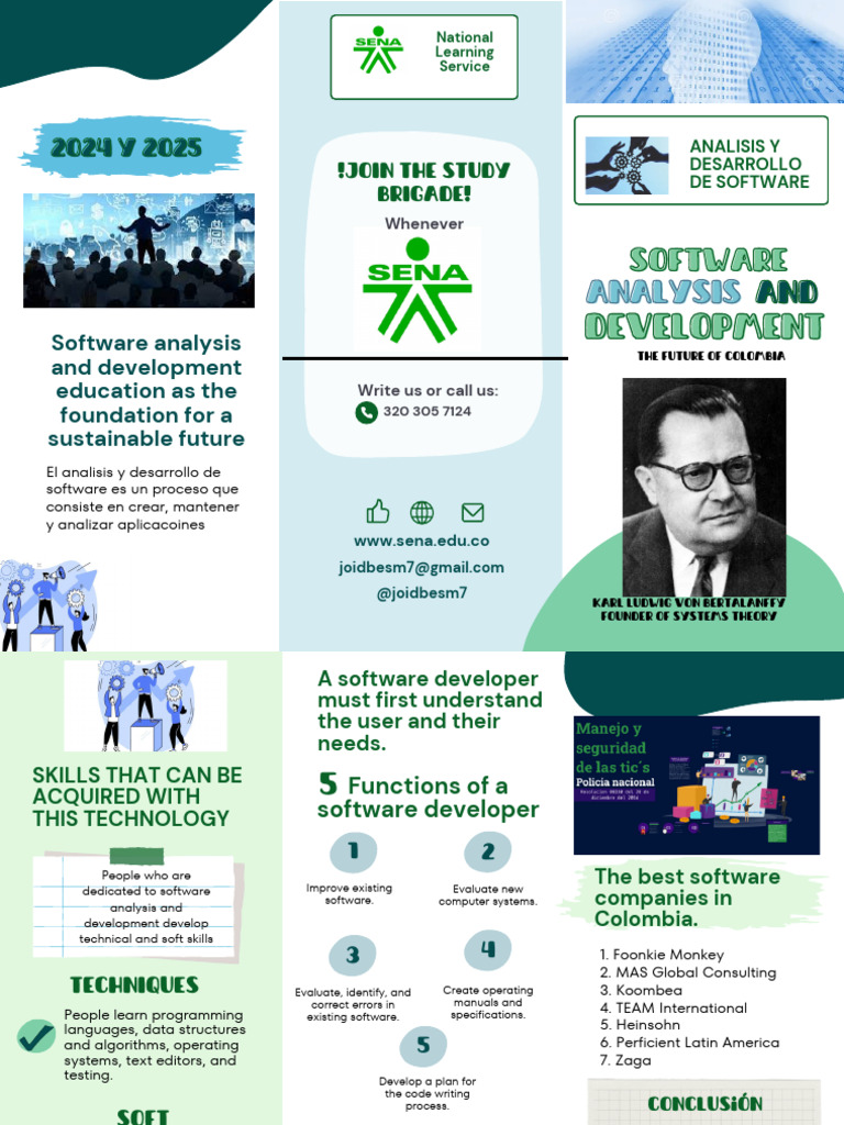 8 Folleto de Ingles de Analisis y Desarrollo de Software | PDF | Software | Software Development