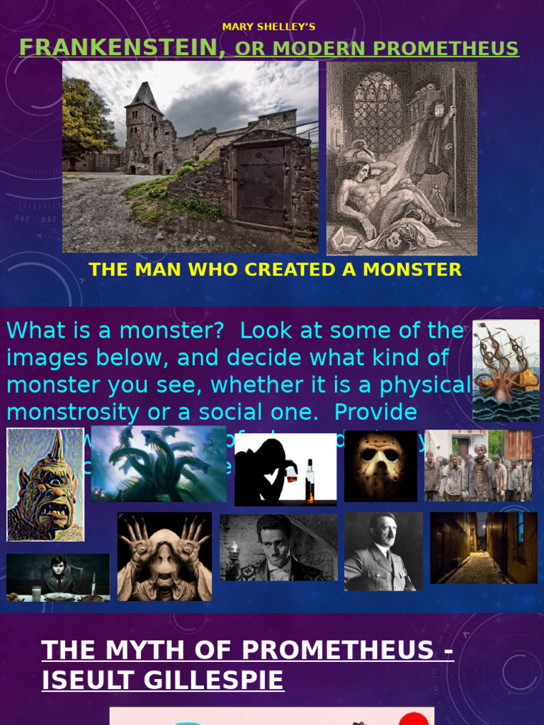 Introduction To Frankenstein Powerpoint | PDF | Frankenstein | Prometheus