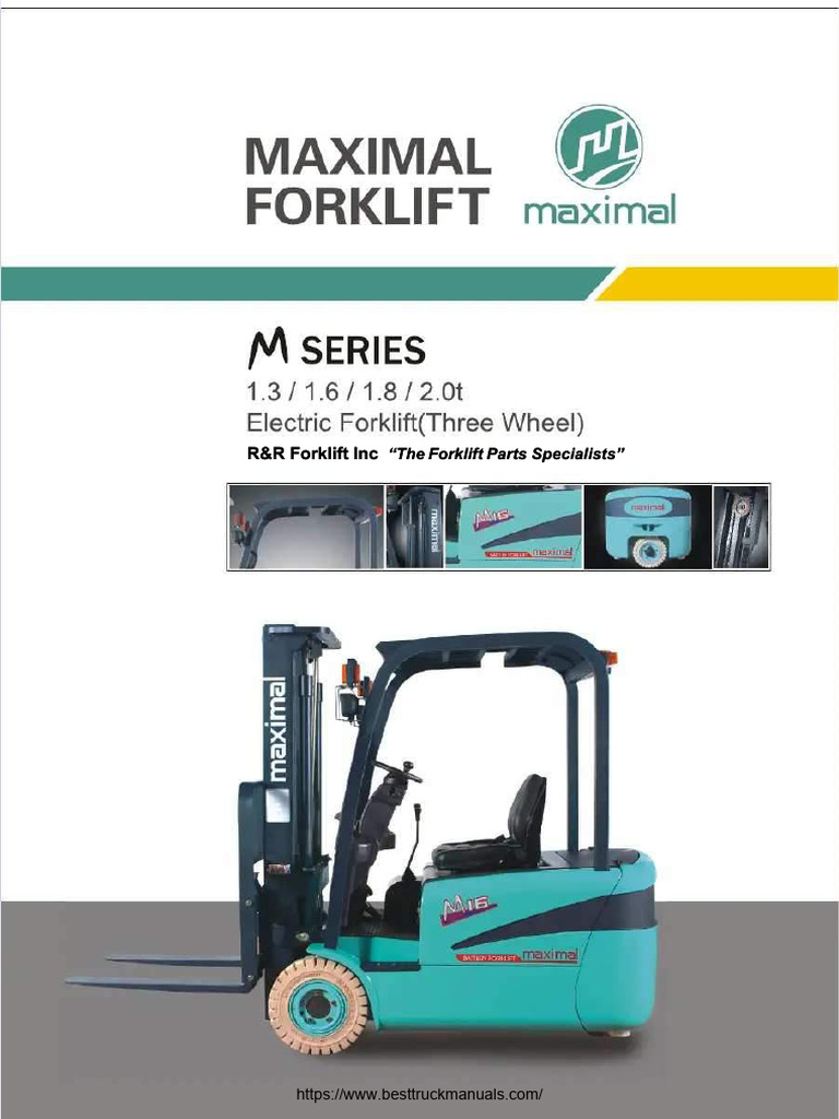 Maximal M-Series 3-Wheel Electric Forklift Trucks Specs PDF | PDF ...