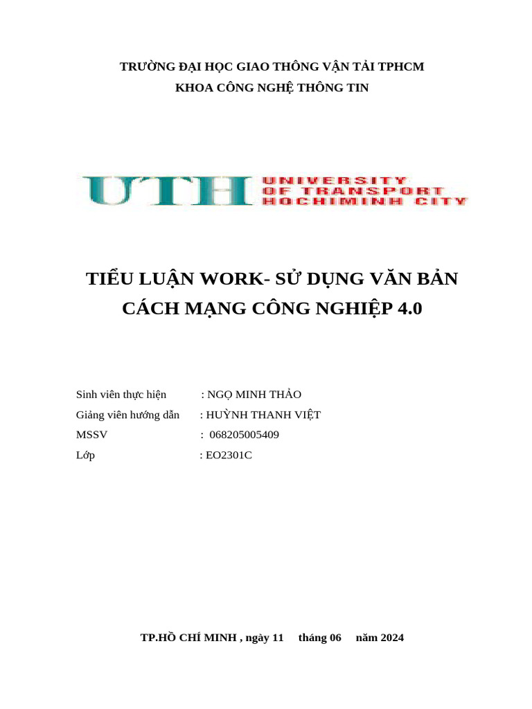 Du Lieu Tho Word | PDF
