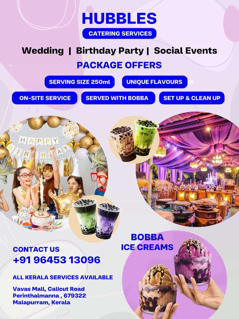 HUBBLES - CATERINGS | PDF