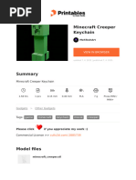 Minecraft Character Bendable Papercraft Generator | PDF