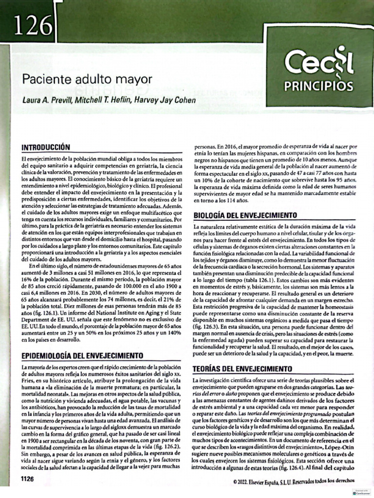 Geriatría Cecil | PDF