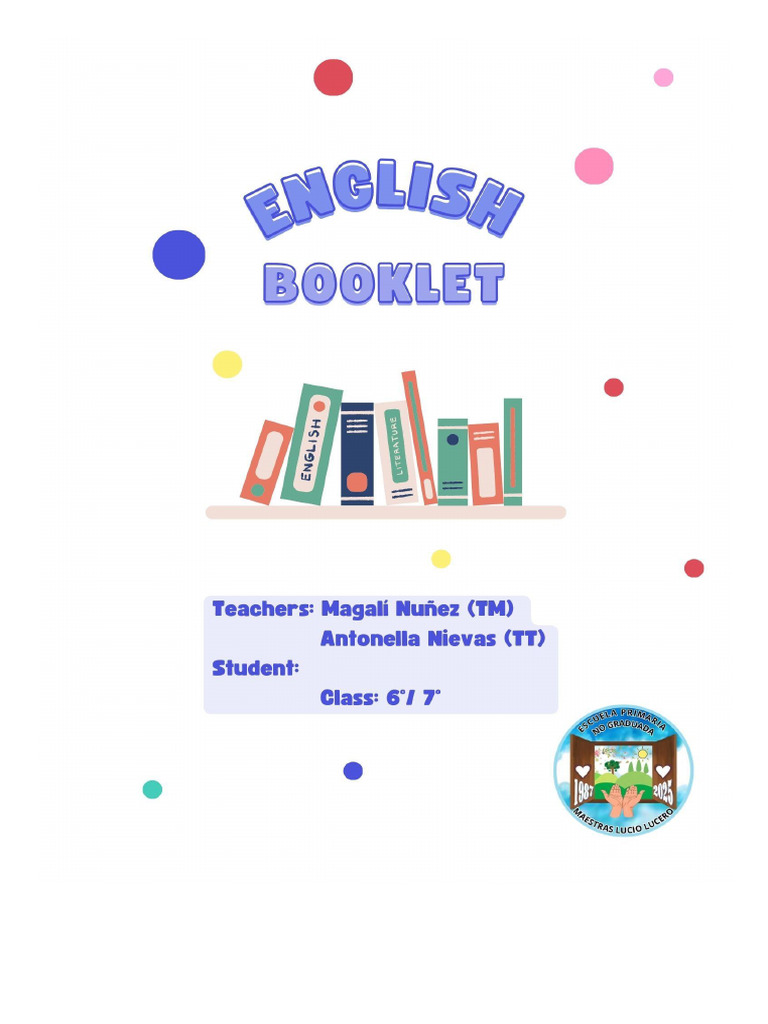 6 - 7 English Booklet | PDF