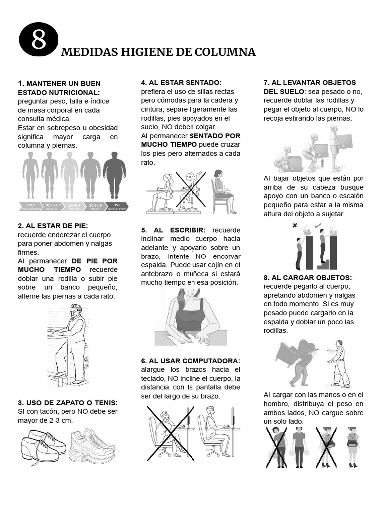 Higiene de Columna | PDF | Almohada