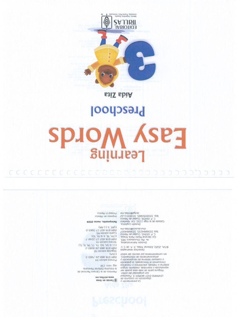 Learning Easy Words Preschool 3 | PDF