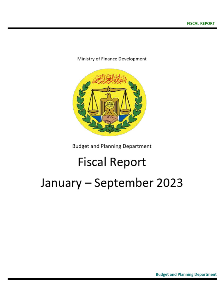 Q3 Fiscal Report Last Update 3a 1 | PDF | Taxes | Budget