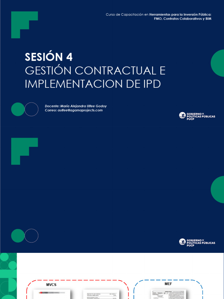 Sesion 4 - Gestión Contractual - BIM - IPD | PDF