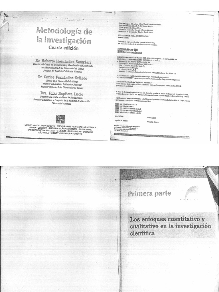 Metodología Cuali y Cuanti-Sampieri | PDF