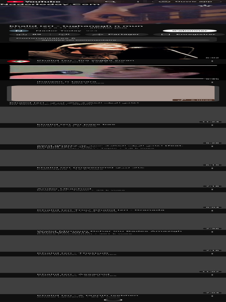 khalid izri - tughanegh n mun - YouTube | PDF