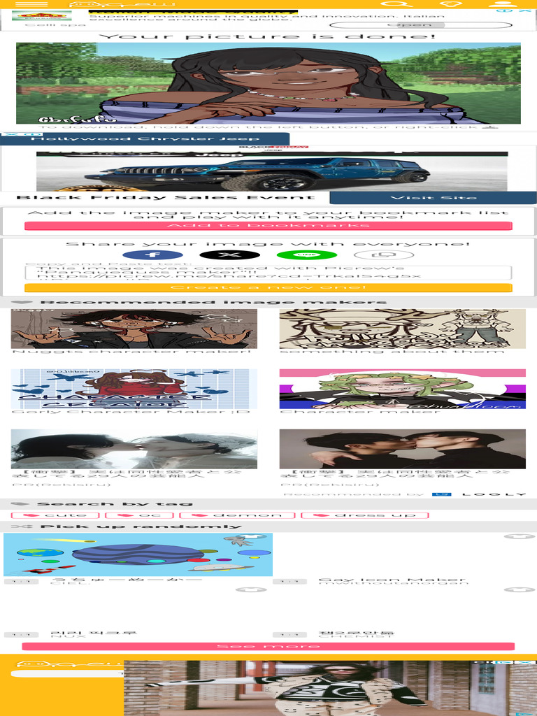 Panqueques maker Picrew - The Character Maker & Creator 2 | PDF