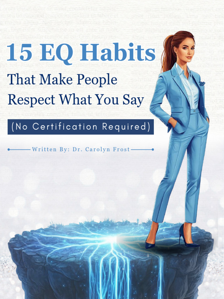 15 EQ Habits That Make People Respect What You Say | PDF