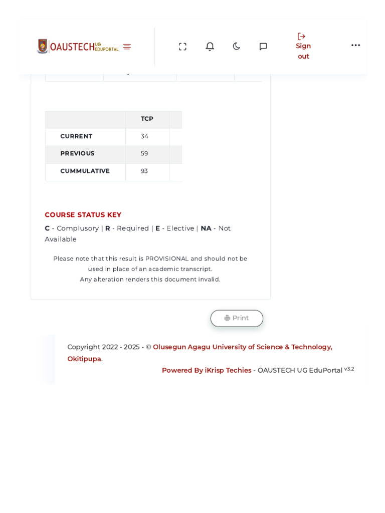 OAUSTECH UG EduPortal - v3.2 __. | PDF