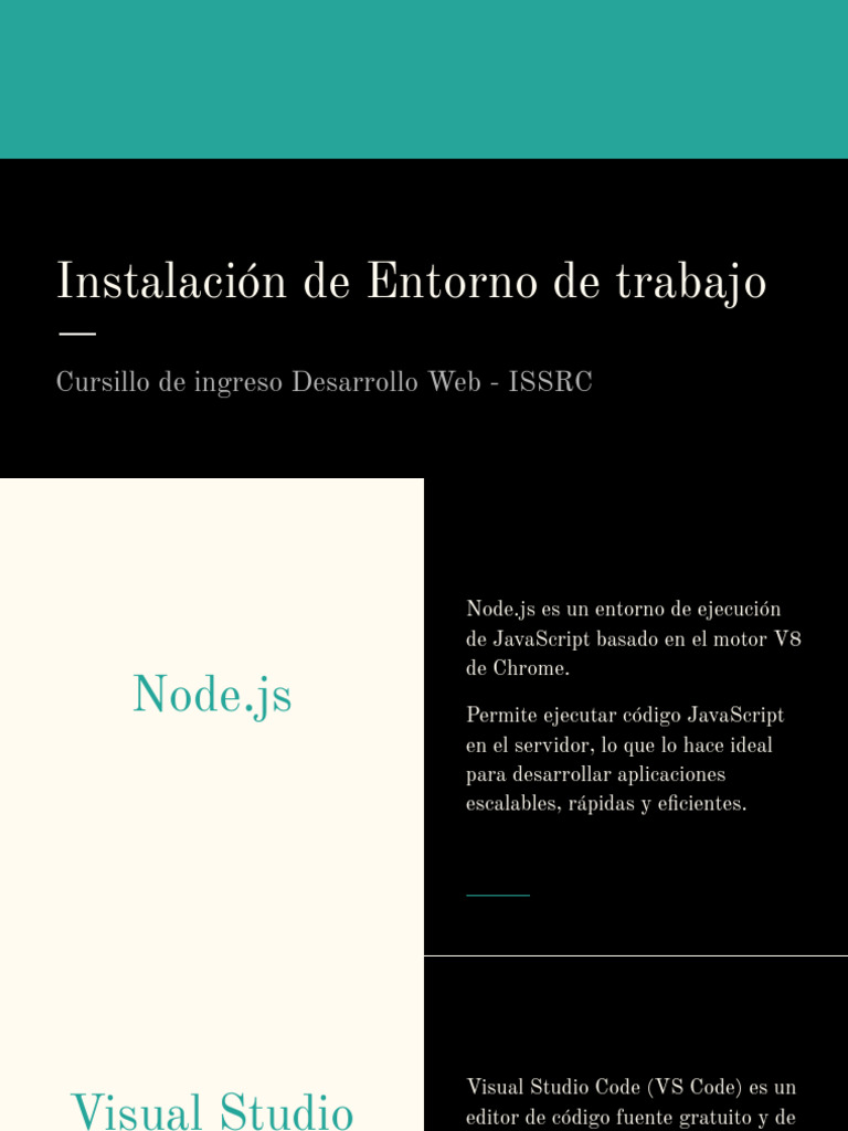 Instalación de Entorno de Desarrollo Web | PDF | Script Java | Desarrollo web