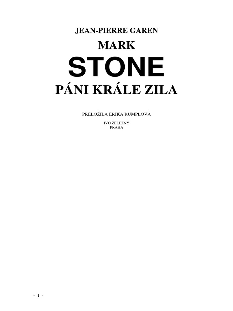 Mark Stone 26 - Páni krále Zila | PDF