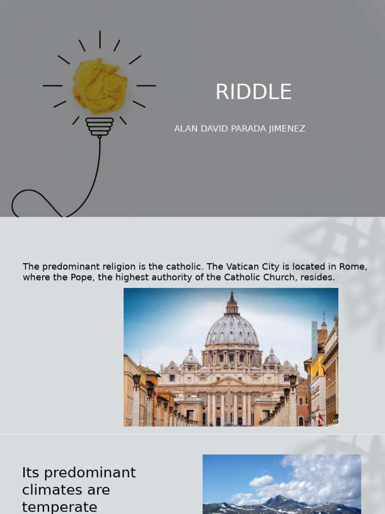 RIDDLE | PDF