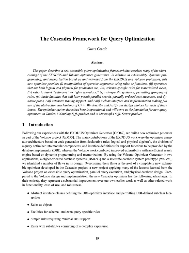 Cascades framework | PDF