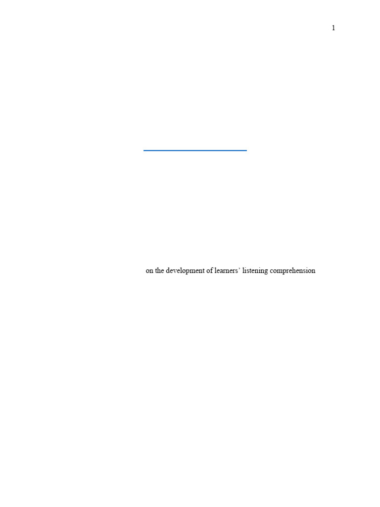 Global Englishes in EFL Classrooms | PDF | English As A Second Or ...