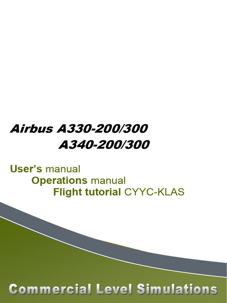 CLS A330-A340 Document Version 4.5 | PDF | Aerospace Engineering | Transport