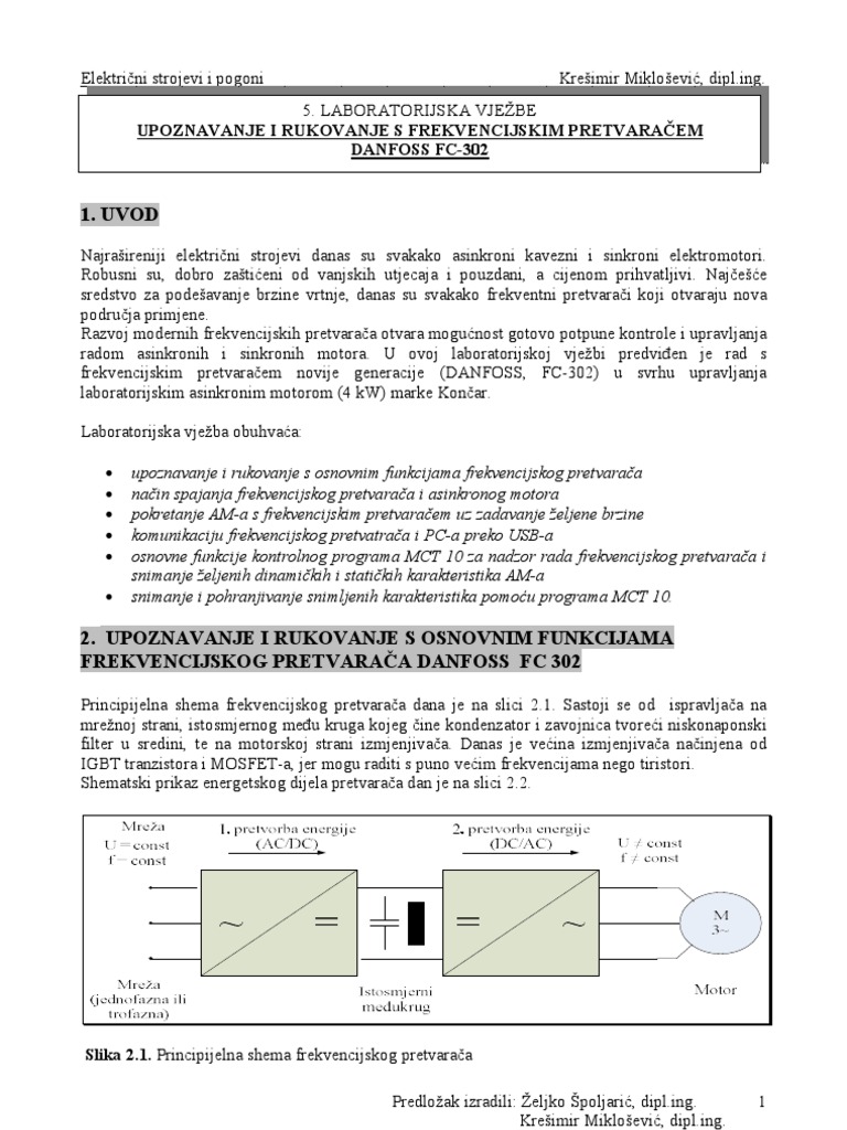 Frekventni Pretvarac | PDF
