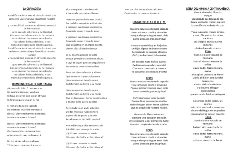 Letra Himnos | PDF