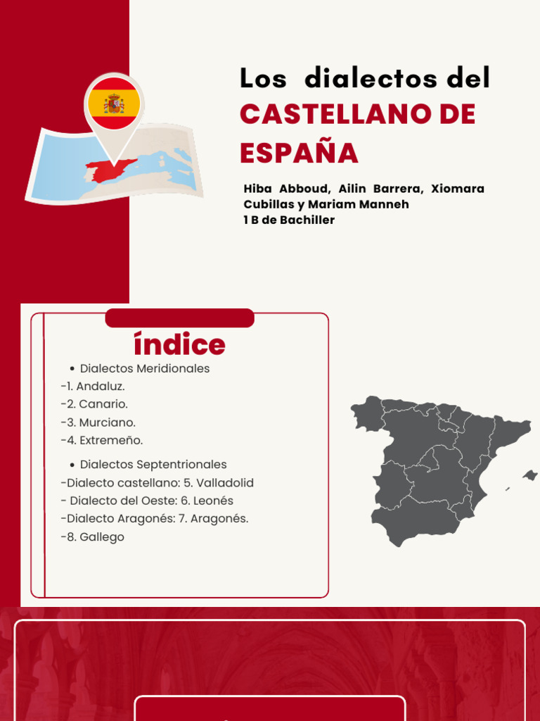 Los Dialectos Del Castellano de España | PDF | Idiomas | Estudios de ...