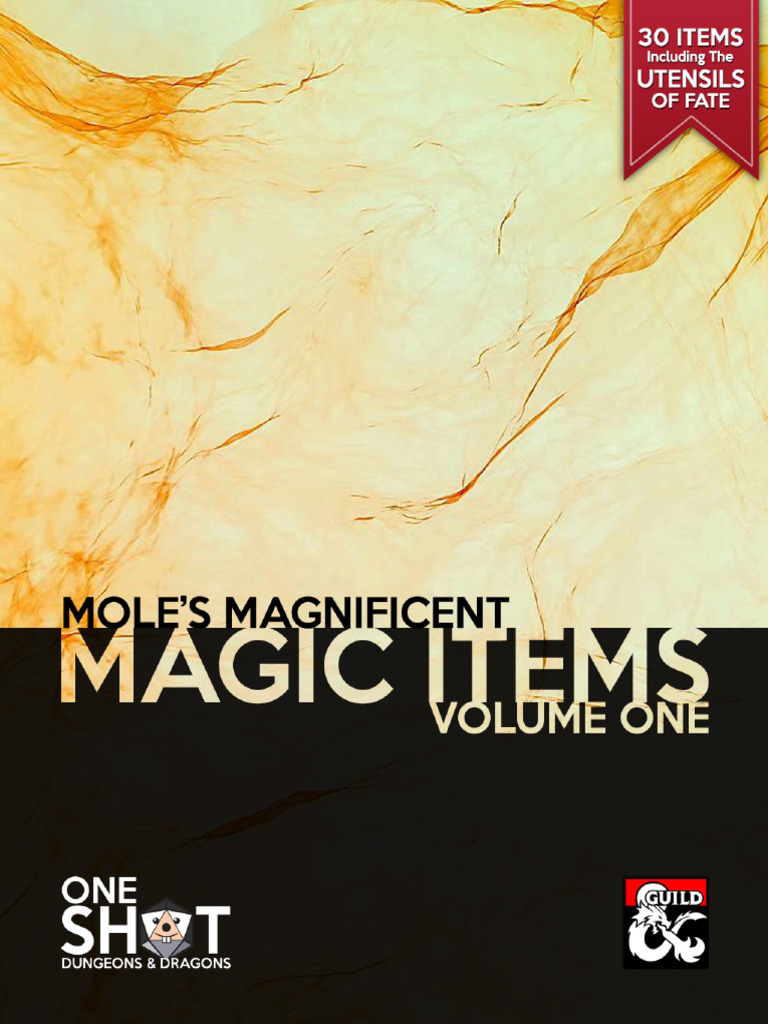 Moles Magnificent Magic Items | PDF