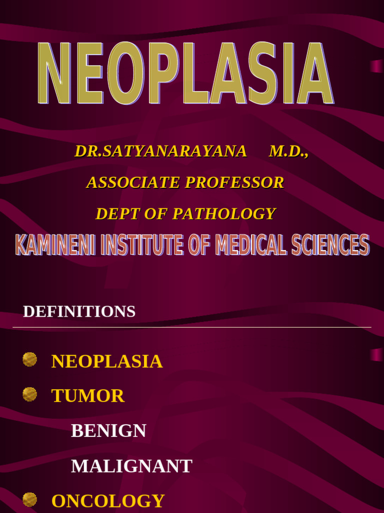 Definition & Introduction Class 1 | PDF | Metastasis | Carcinoma