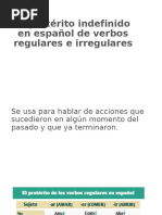 Profedeele. Contraste de Pasados. Pretérito Imperfecto e Indefinido ...