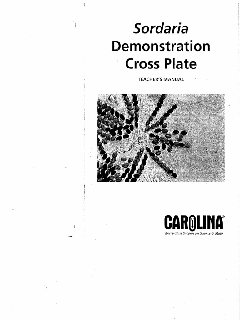 Sordaria Lab Manual-1 | PDF