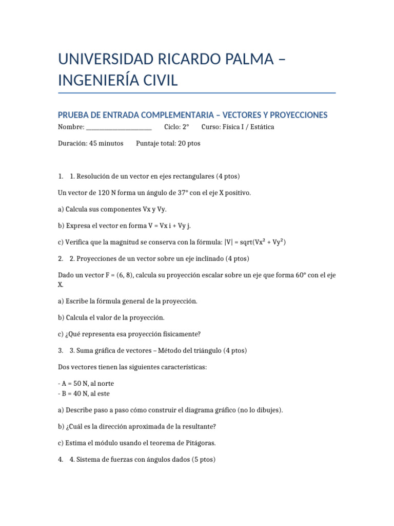 Prueba_Entrada_Vectores_Complementaria | PDF