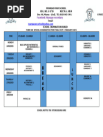 Grade 11 Examination Timetabe | PDF