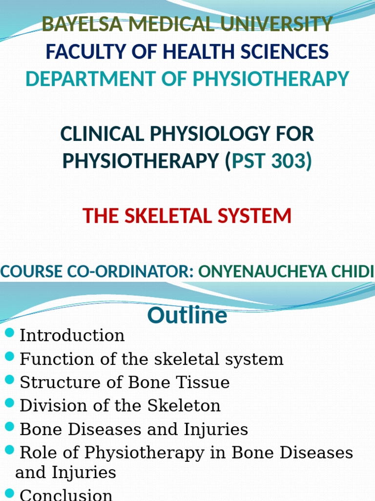 Clinical Physiology of the Skeletal System | PDF | Bone | Skeleton