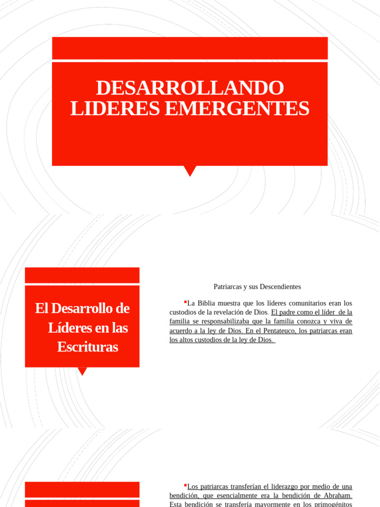 Desarrollando Lideres Emergentes | PDF | Elijah